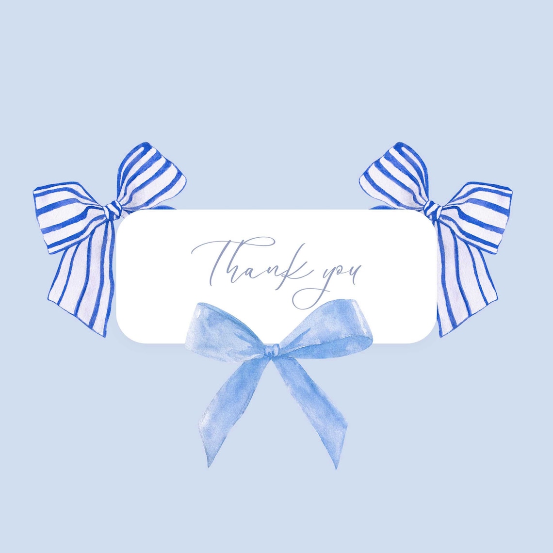 Watercolor Coquette Bows Clipart Pastel Blue Ribbon PNG Cute Soft Boy ...