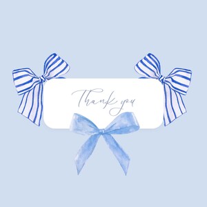 Watercolor Coquette Bows Clipart Pastel Blue Ribbon PNG Cute Soft Boy ...