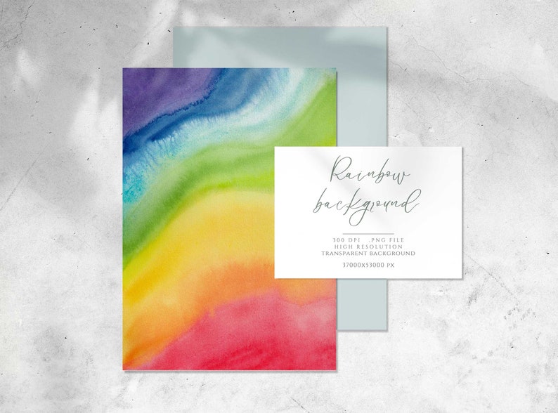 Rainbow Background Pastel Clipart Splash LGBT Watercolor PNG Abstract ...