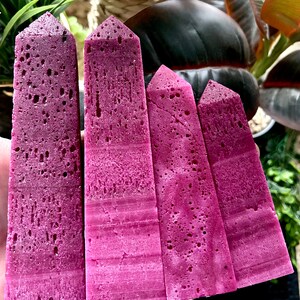 Large Honeycomb Ruby Towers | Healing Crystals for Meditation | Reiki ...