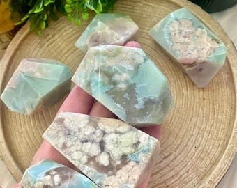 Green Flower Agate - Etsy