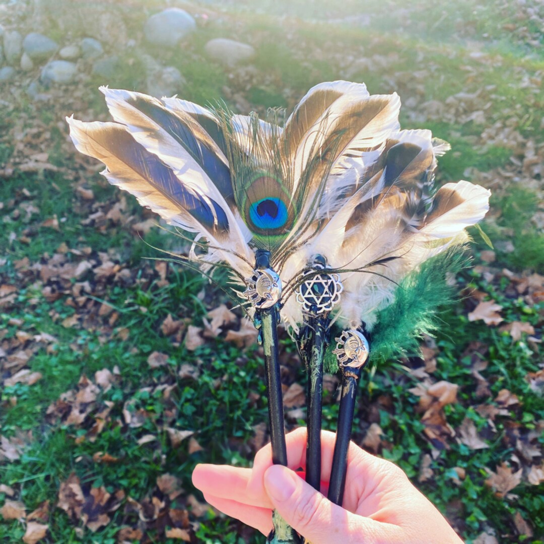 Crystal Magic Wand With Gemstones Healing Crystals for Meditation Reiki ...