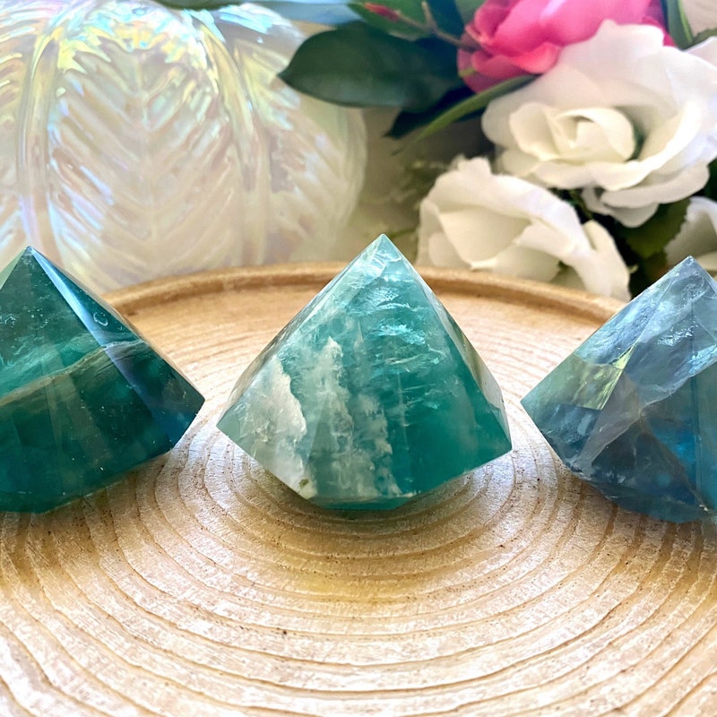 Blue Green Crystal - Etsy