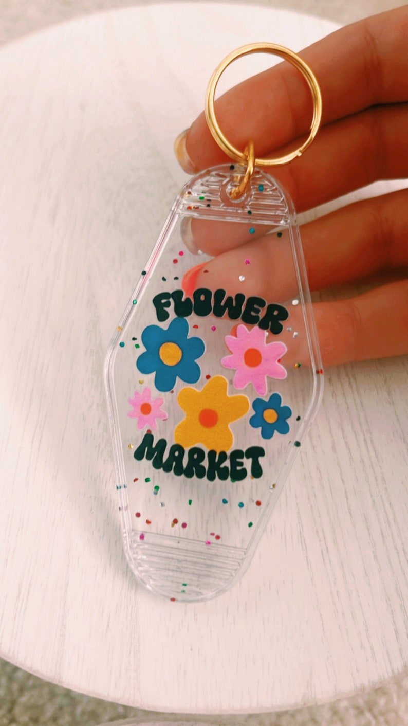 Motel Keychains Preppy Keychains Key Accessories Preppy - Etsy