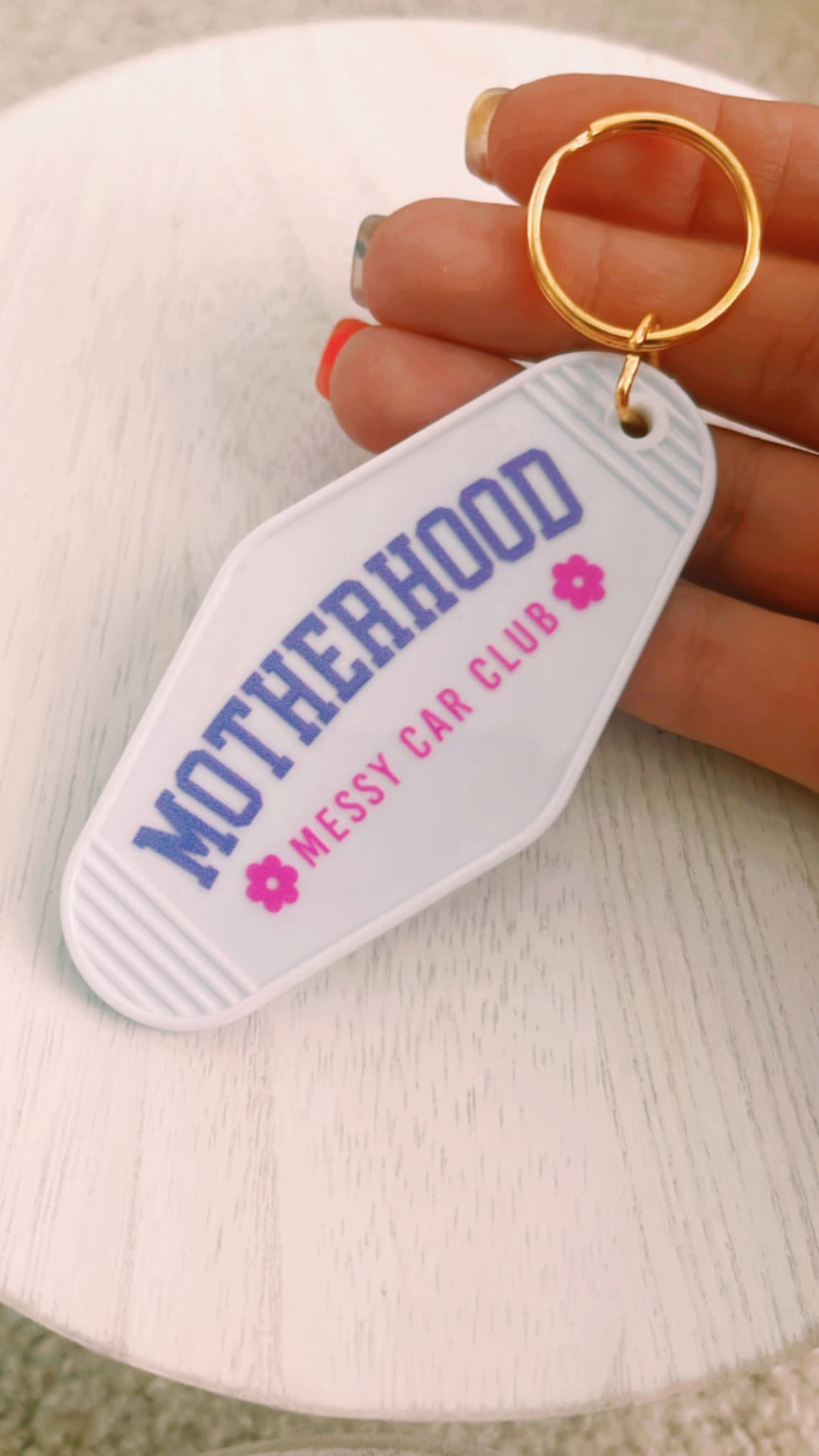 Motel Keychains Preppy Keychains Key Accessories Preppy - Etsy