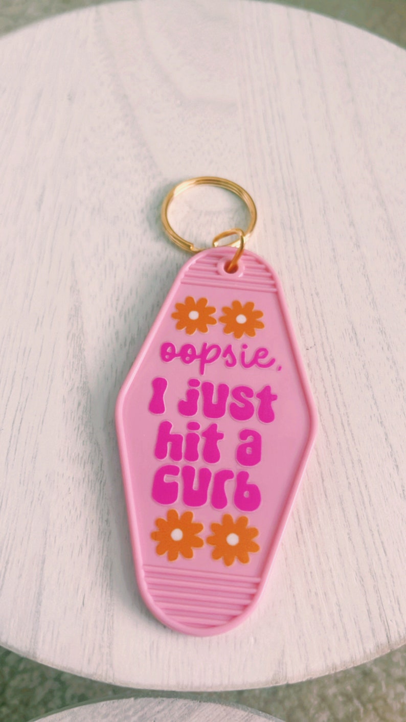 Motel Keychains Preppy Keychains Key Accessories Preppy - Etsy