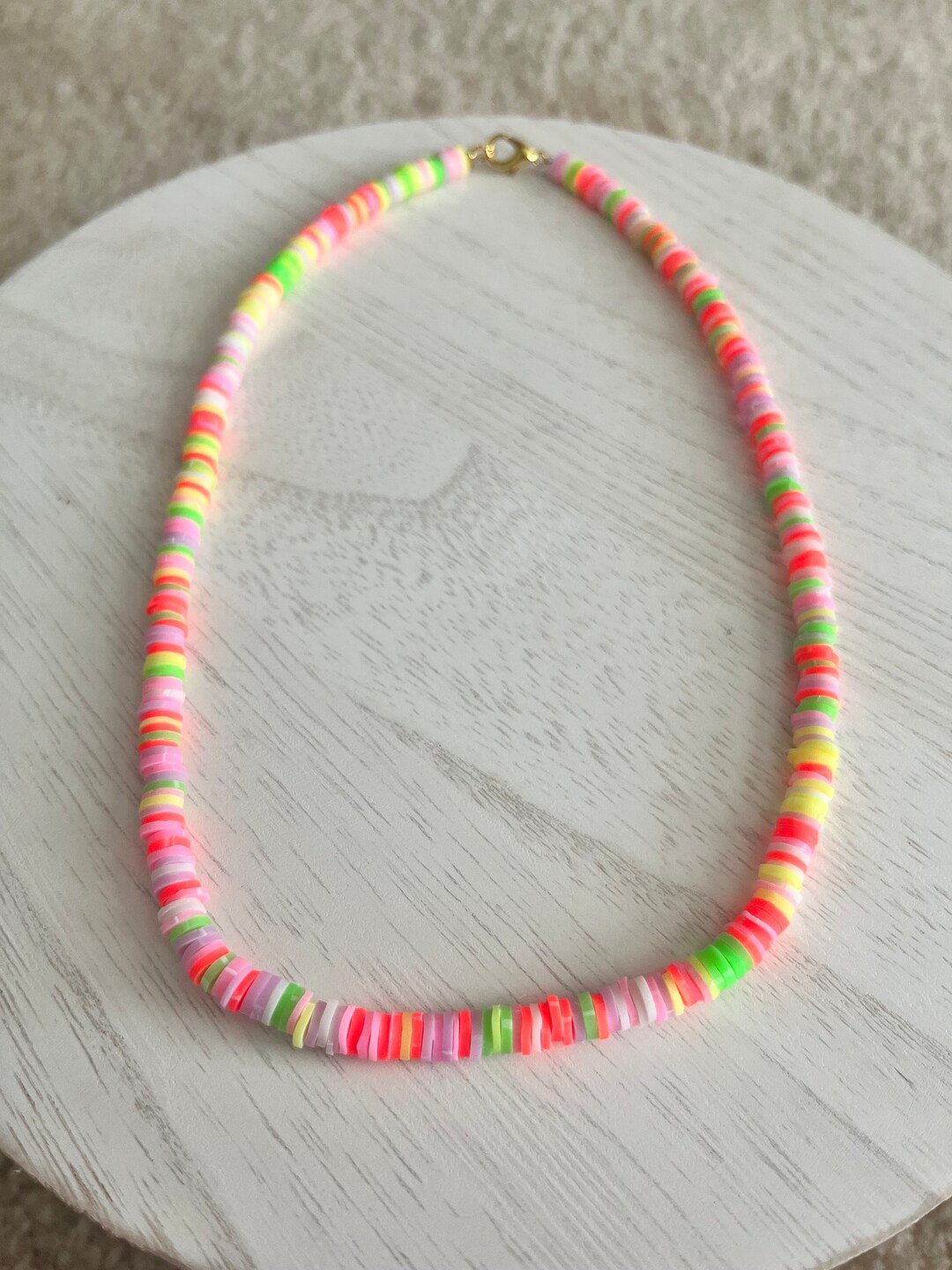 The Neon Necklace Trending Necklace Preppy Jewelry - Etsy