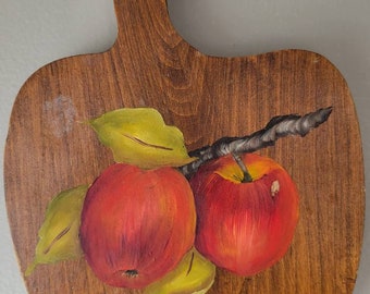Hand Painted Apple - Etsy