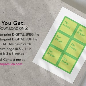 Sibling Gift Tags Happy Birthday Stickers Brother and Sister Gift Tags ...