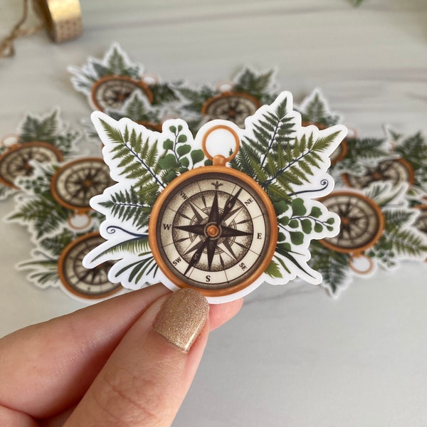 Compass Stickers - Etsy