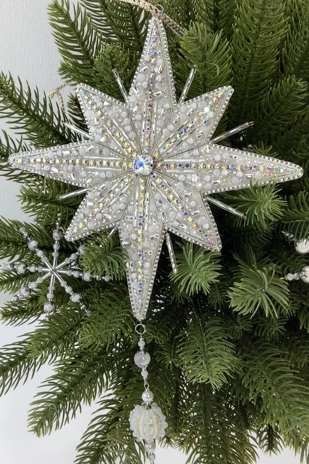 Beaded Star Ornament DIY Kit “stella” – Bethlehem Christmas Decoration ...