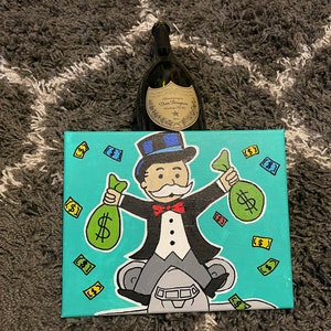 Monopoly Men on Plane. Alec Monopoly - Etsy