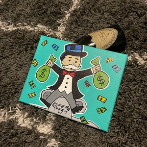 Monopoly Men on Plane. Alec Monopoly - Etsy