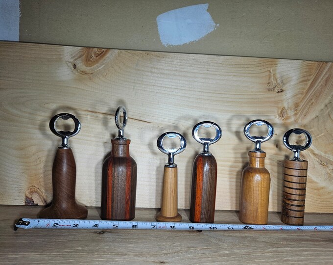 Bottle Opener Kit Ruth Niles Stainless Steel Fast Shipping Woodturning ...