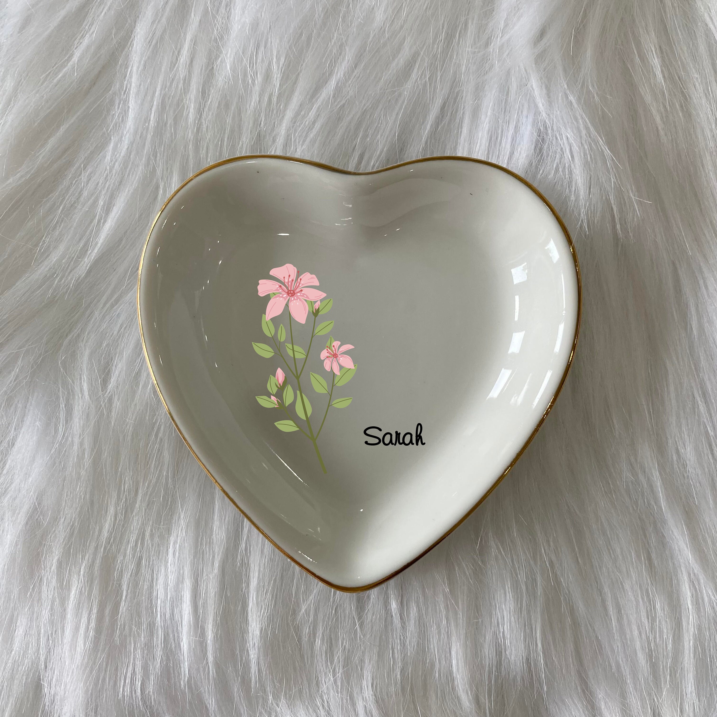 Name Customized Ring Dish-personalized Ring Dish for Mom Daughter ...
