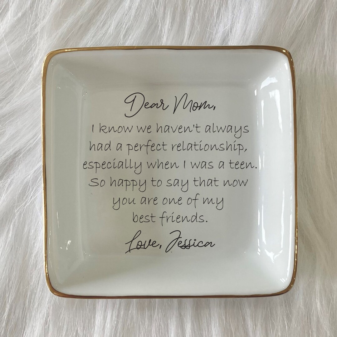 You Are One of My Best Friends Mom Dish, Mom Personalized Ring Dish ...