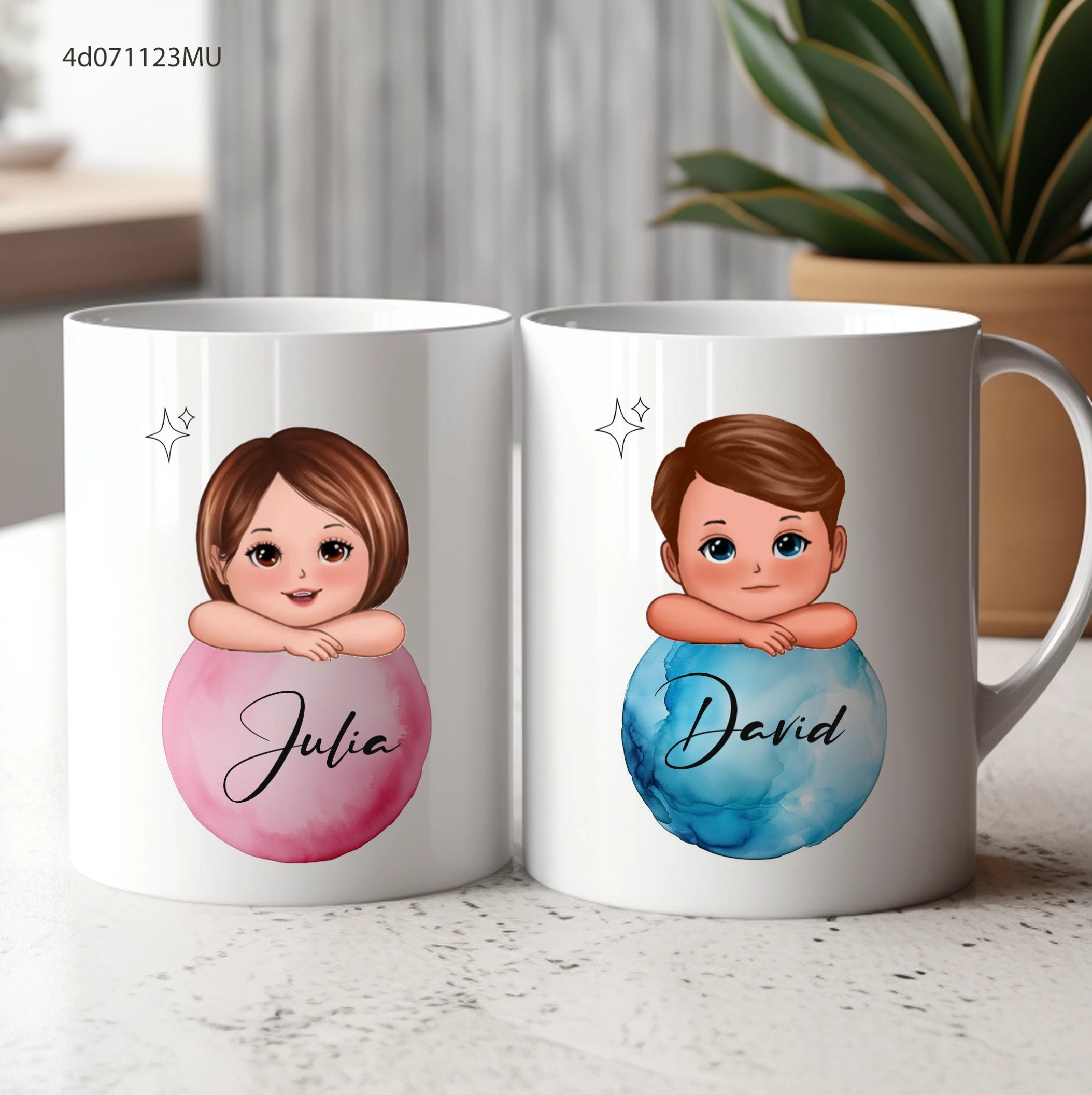 Custom Portrait Kid Baby Mug With Name-personalized Mug for - Etsy