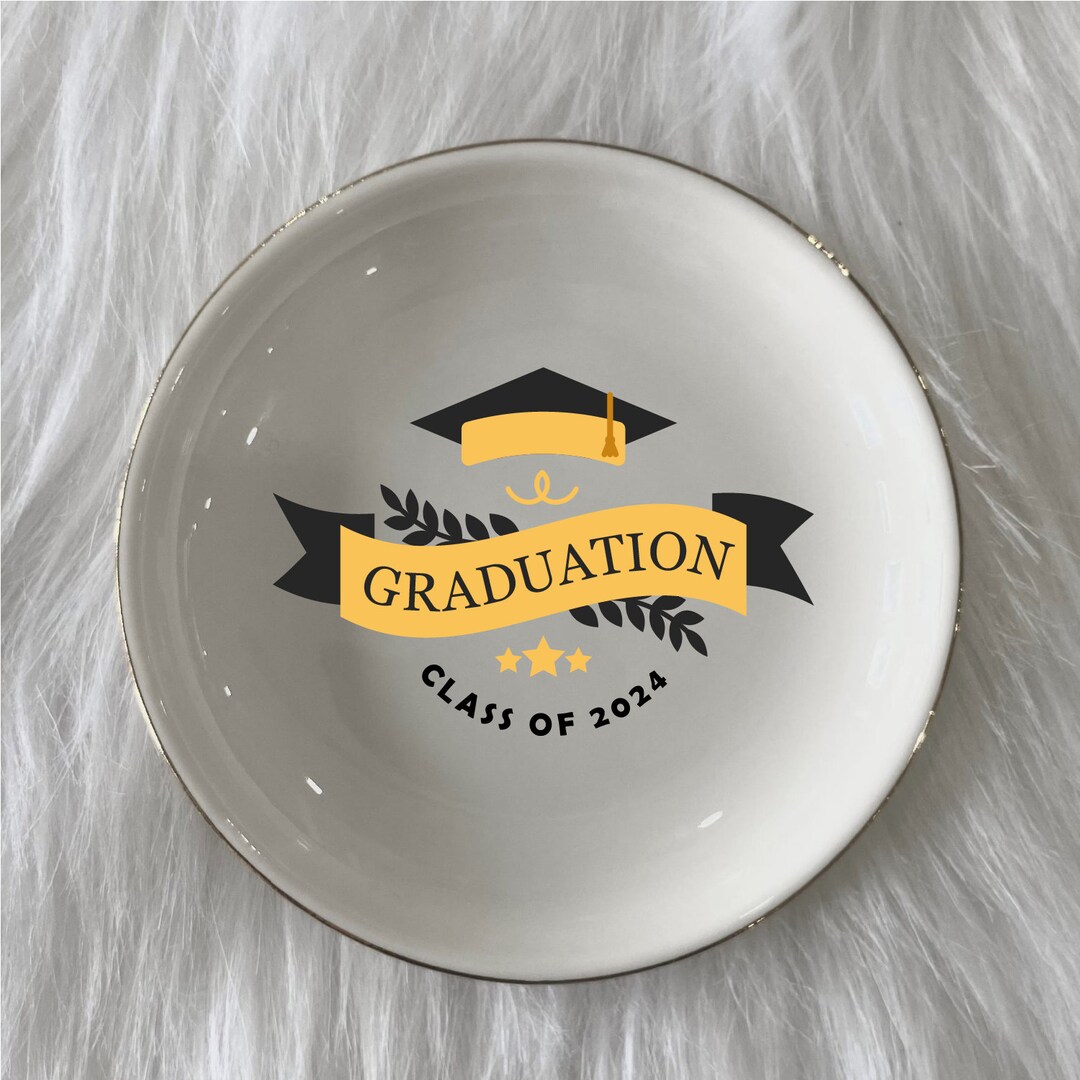 Customized Graduation Gift, Personalized Jewelry Dish, Graduation Gift ...