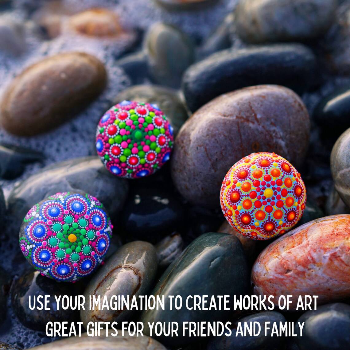 Mandala Dotting Tools for Painting Mandala, Dotting Art- Set of 5 ...
