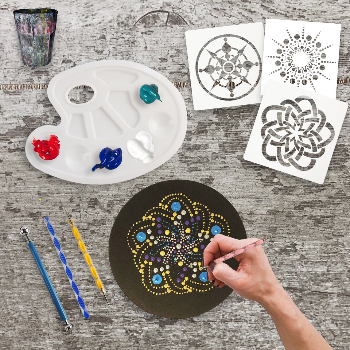 Mandala Dotting Tools-moulding Tools Set of 4 - Etsy