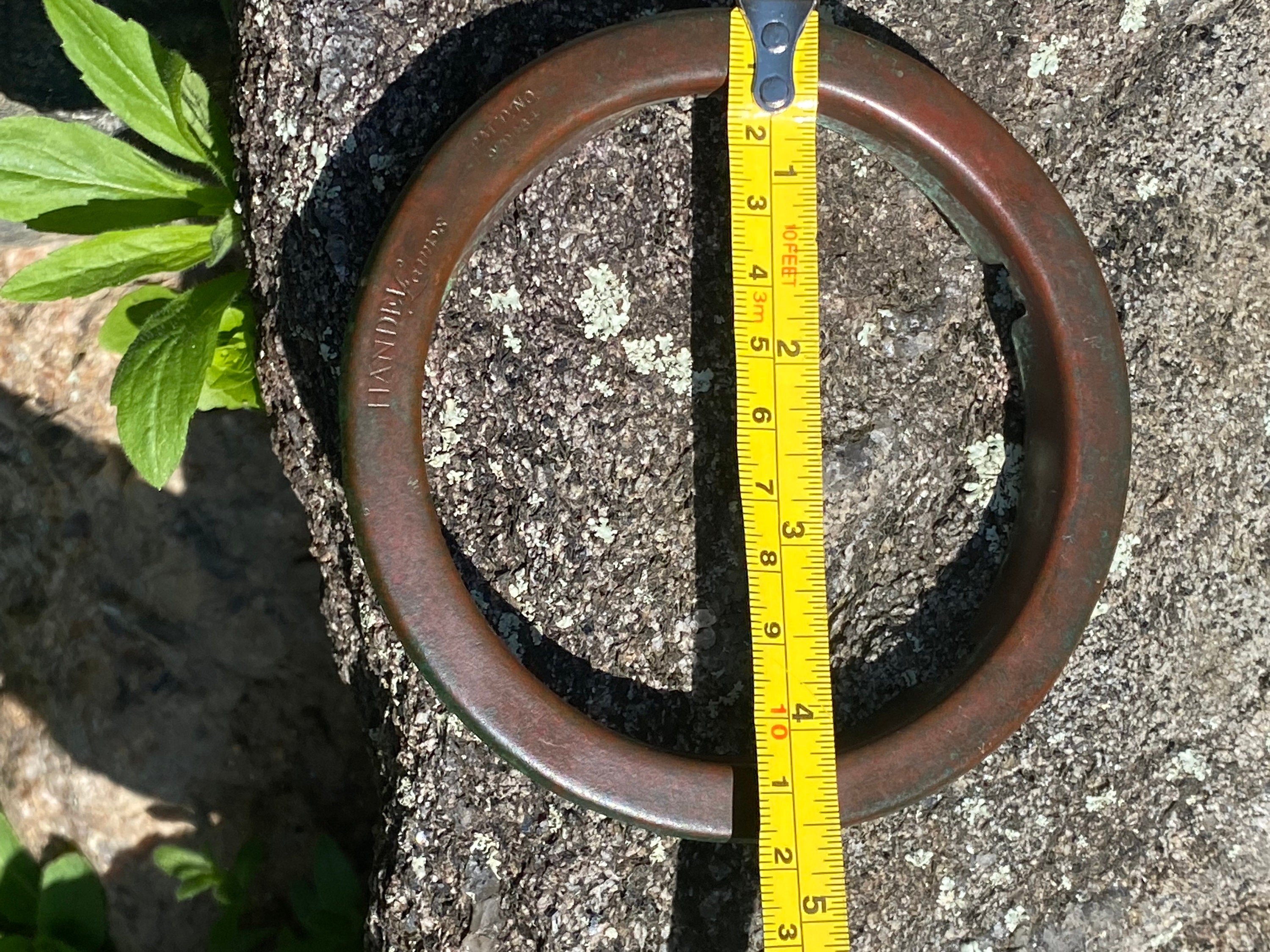 Antique Arts and Crafts Chipped Ice Reverse Painted Handel Lamp Shade ...