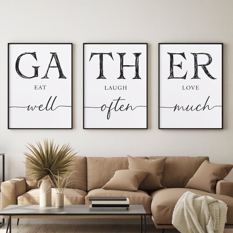 Gather Eat Laugh - Etsy