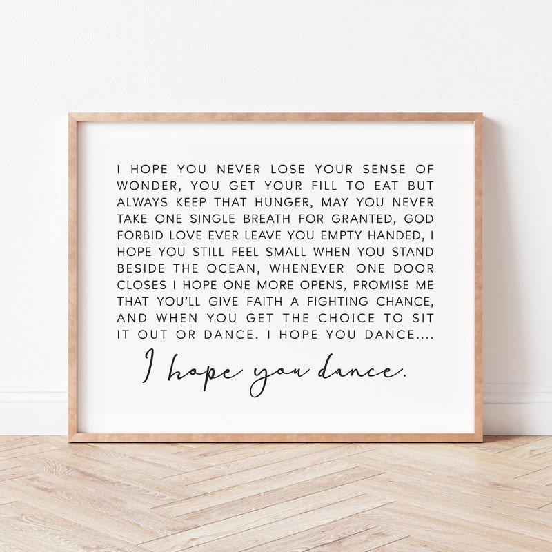 I Hope You - Etsy