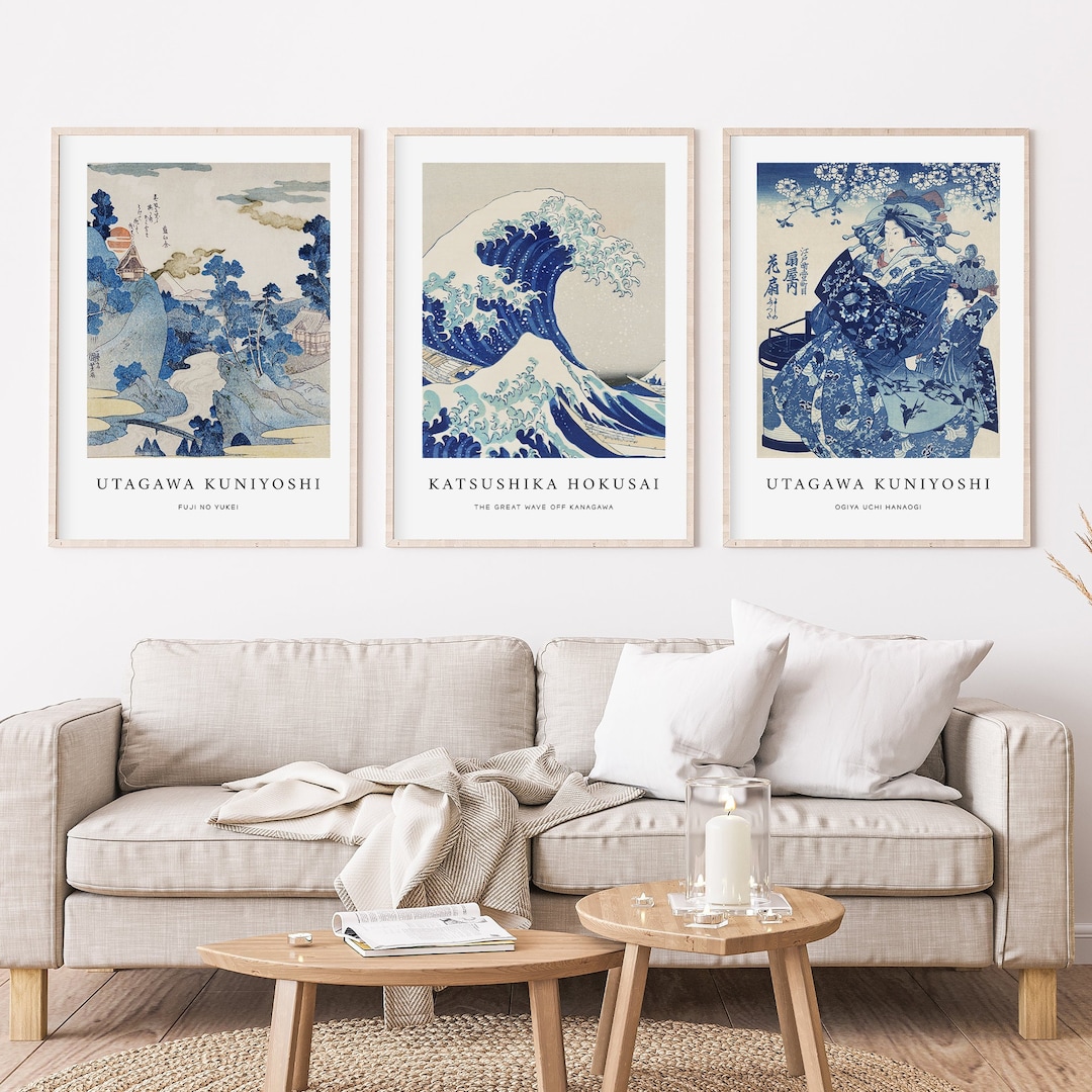 Japanese Poster Set. Japanese Print. Home Decor. Museum Poster ...