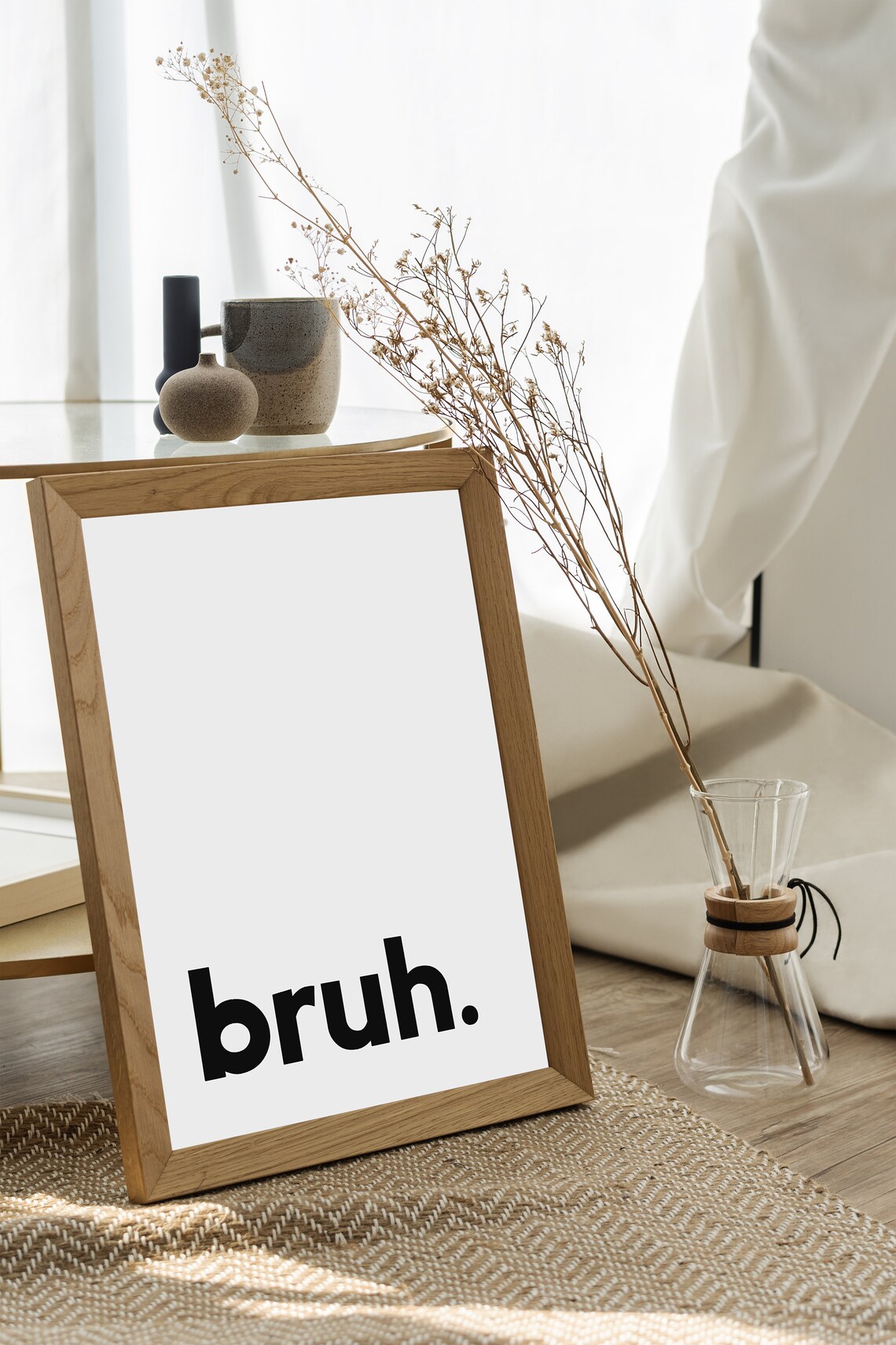 Bruh Printable Wall Decor. Children's Nursery Print. Funny - Etsy