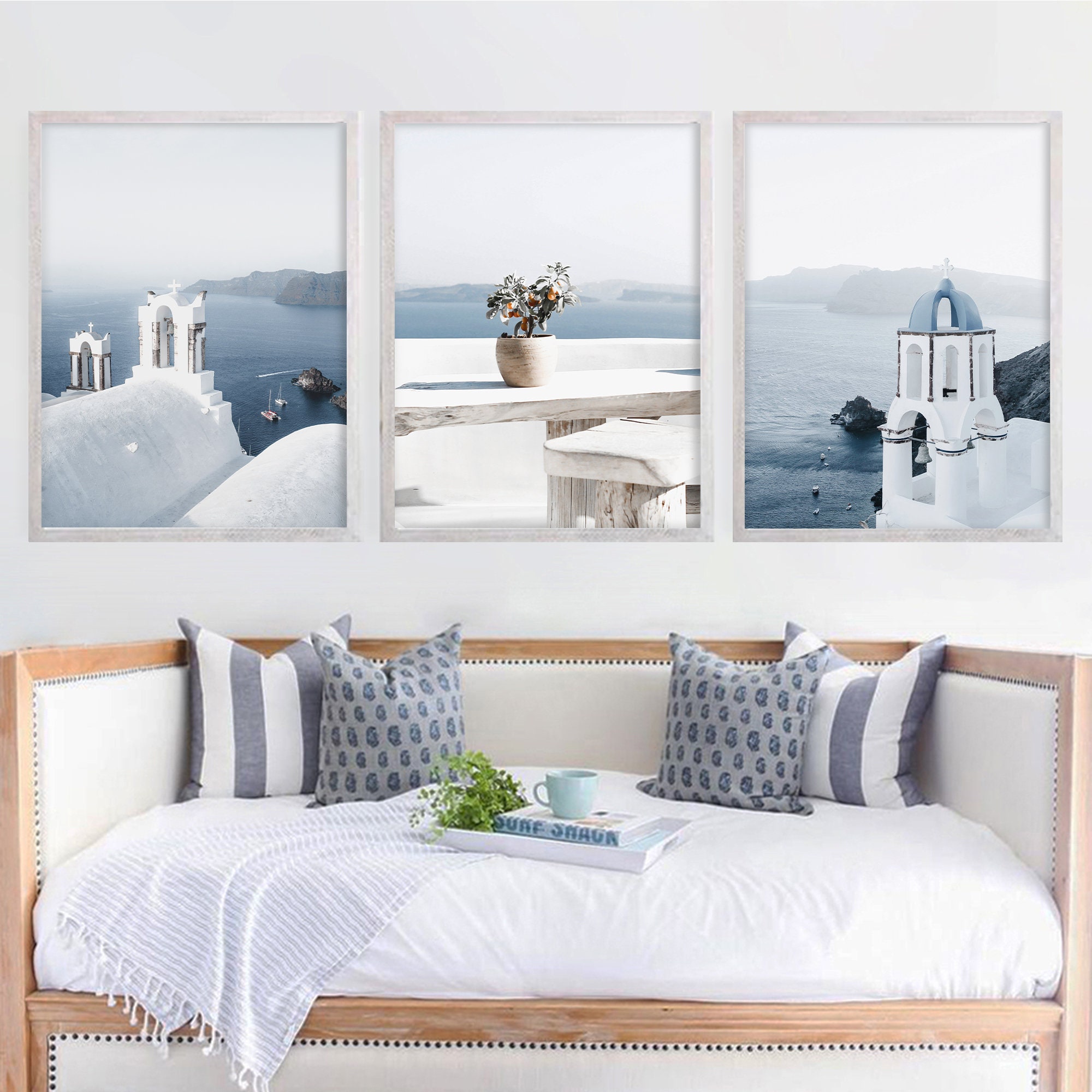 Greece Print Set. Santorini Print. Set of 3 Prints. European | Etsy