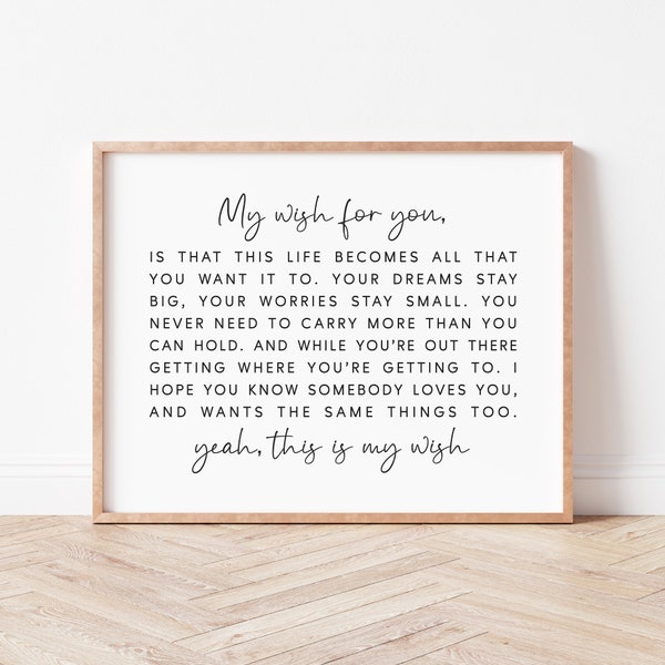 My Wish for You - Etsy