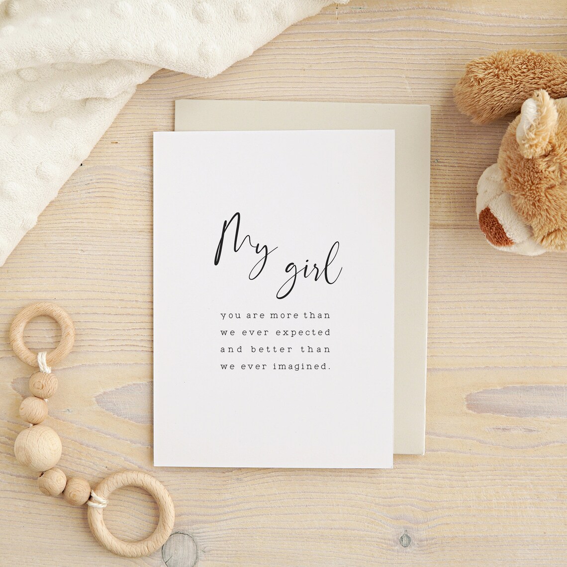 Baby Girl Nursery Quote Print, Minimalist Wall Art (digital Download ...