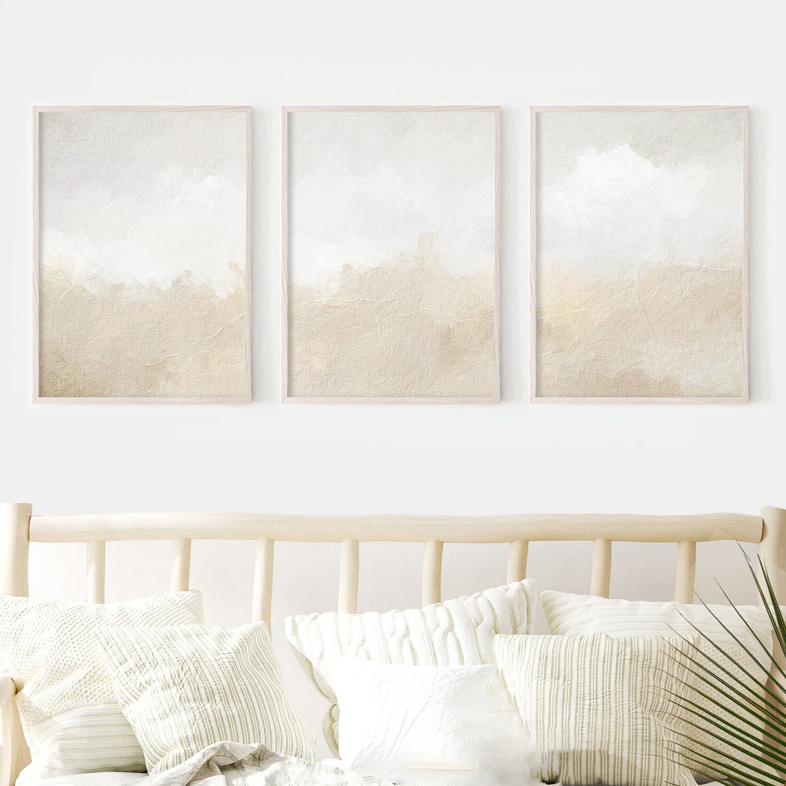 Beige Abstract Art. Neutral Wall Decor. Beige Wall Art. Abstract Art ...