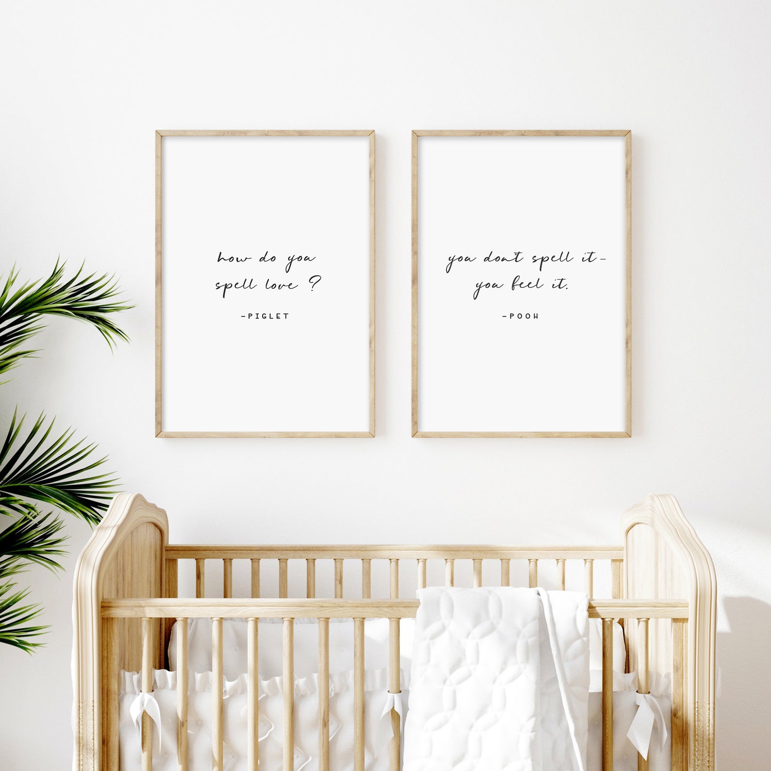 Winnie the Pooh Quotes Print Set, Baby Room Decor - Etsy