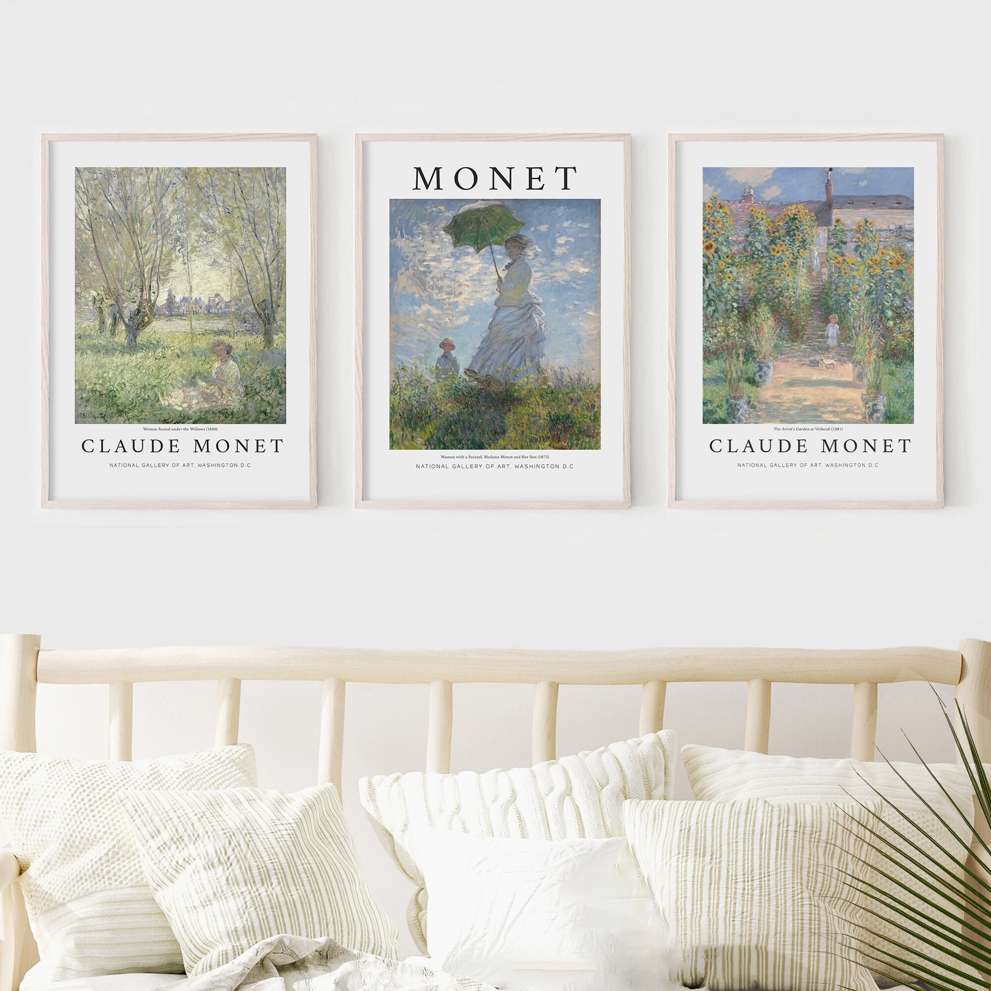 Monet Landscape Painting Print Set, Museum Wall Art - Etsy
