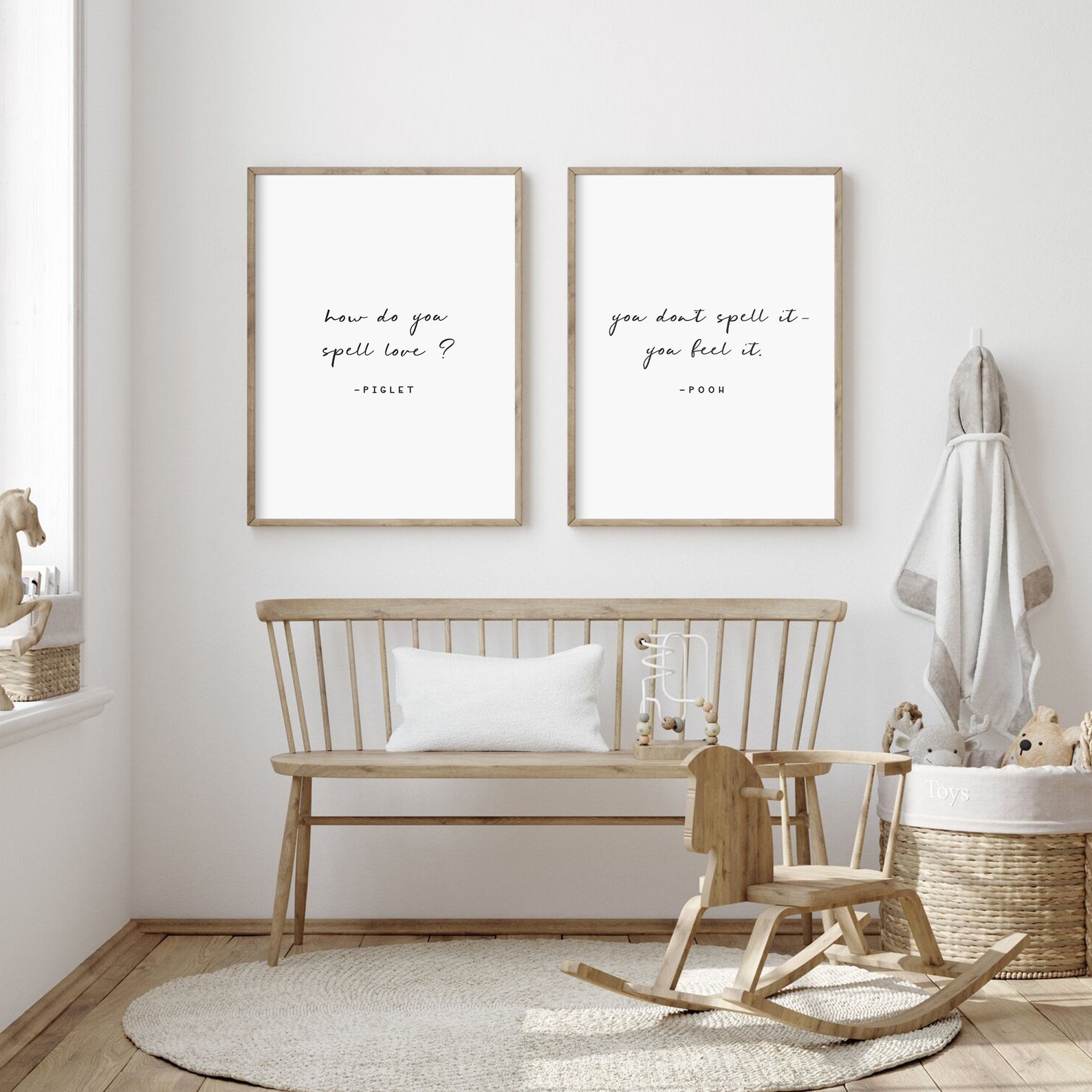Winnie the Pooh Quotes Print Set, Baby Room Decor - Etsy