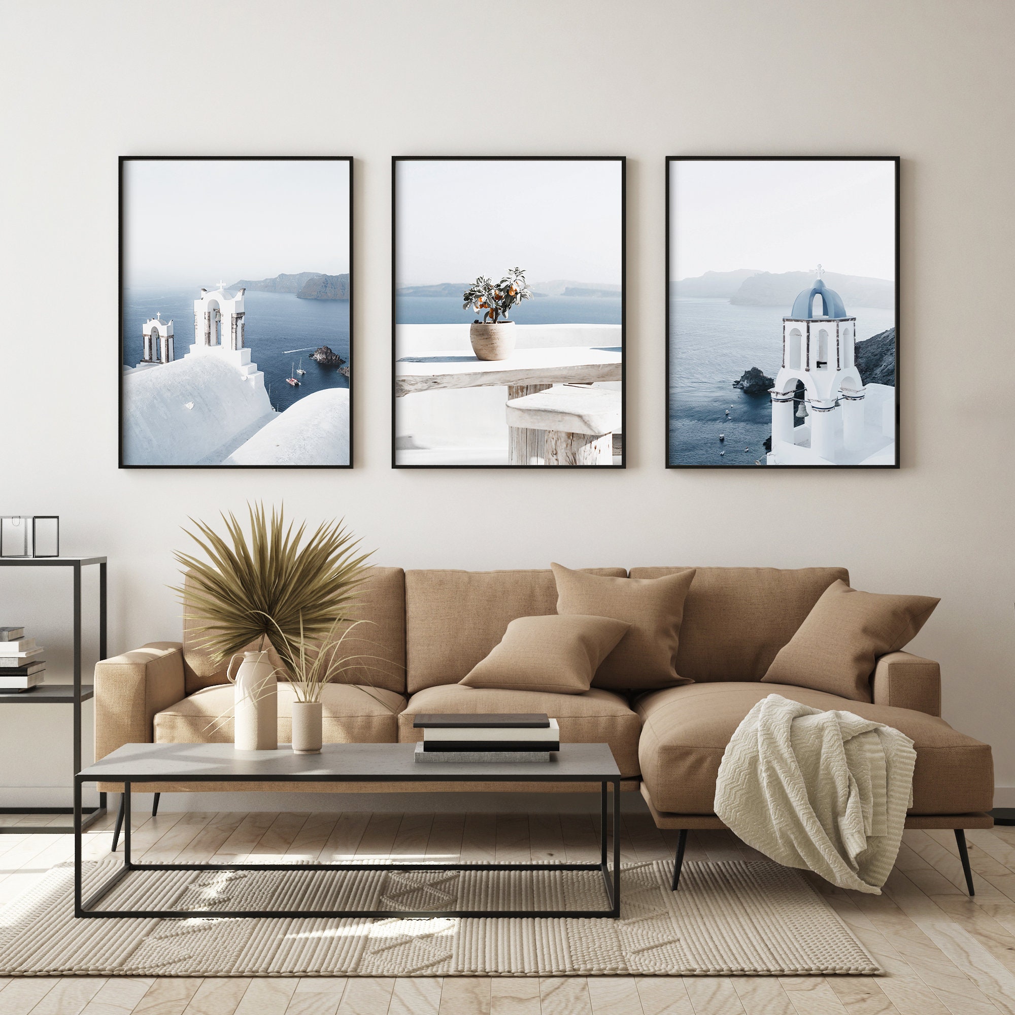 Greece Print Set. Santorini Print. Set of 3 Prints. European | Etsy