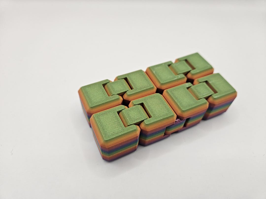 3D Printed Infinite Cube, Sensory Fidget Toy - Etsy