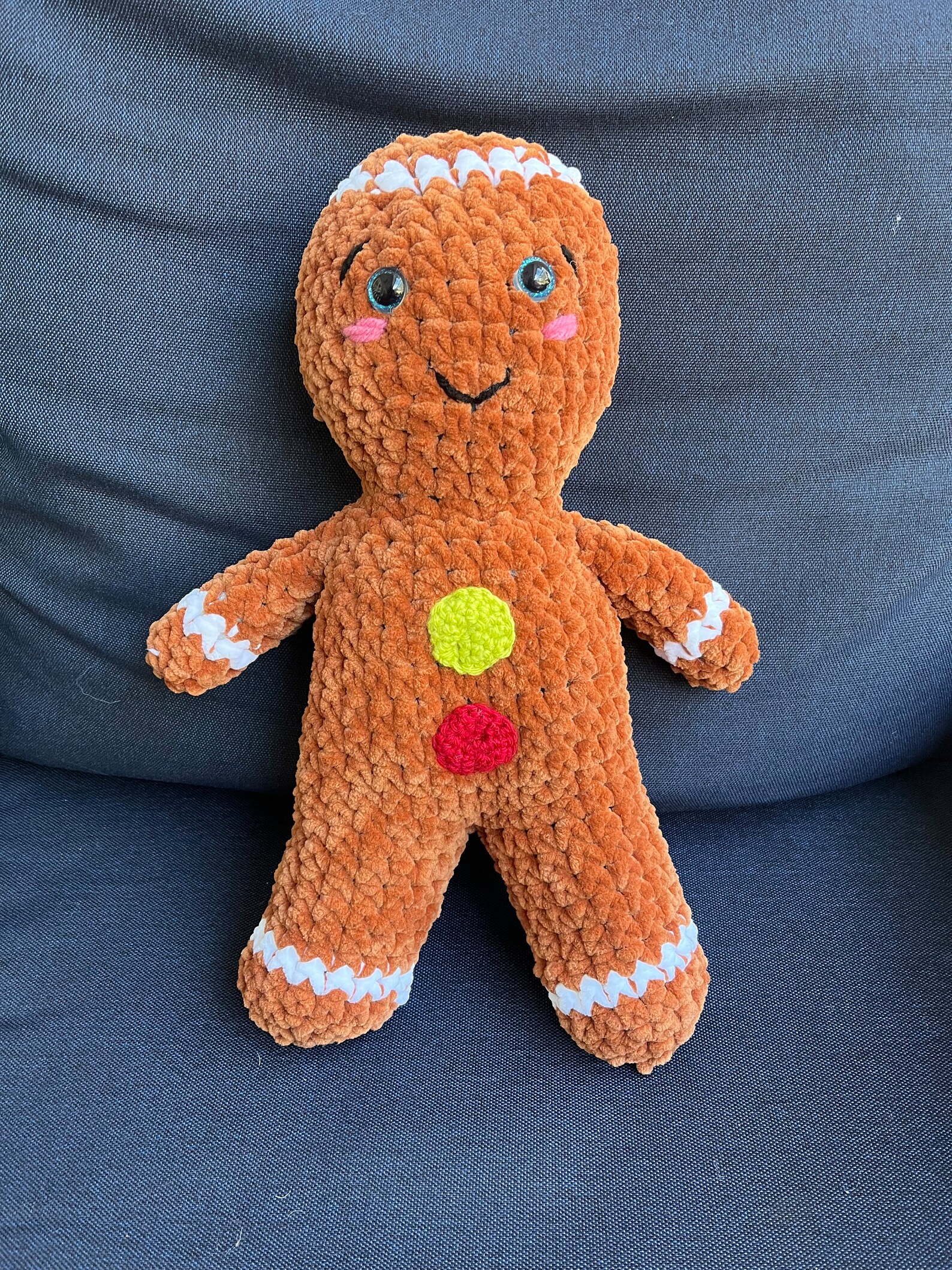 Crochet Gingerbread Boy PATTERN English PDF Christmas Pattern Crochet ...