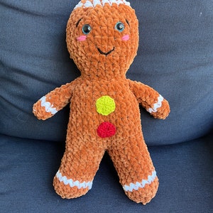 Crochet Gingerbread Boy PATTERN English PDF Christmas Pattern Crochet ...