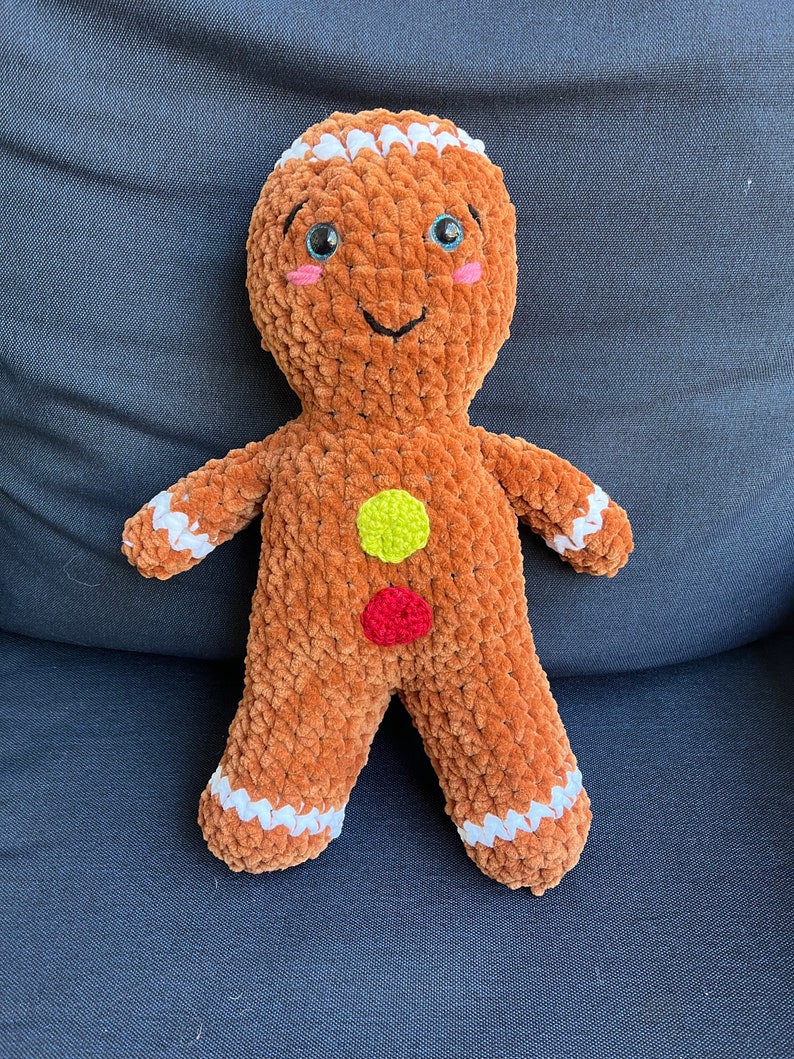 Crochet Gingerbread Boy PATTERN English PDF Christmas Pattern Crochet ...
