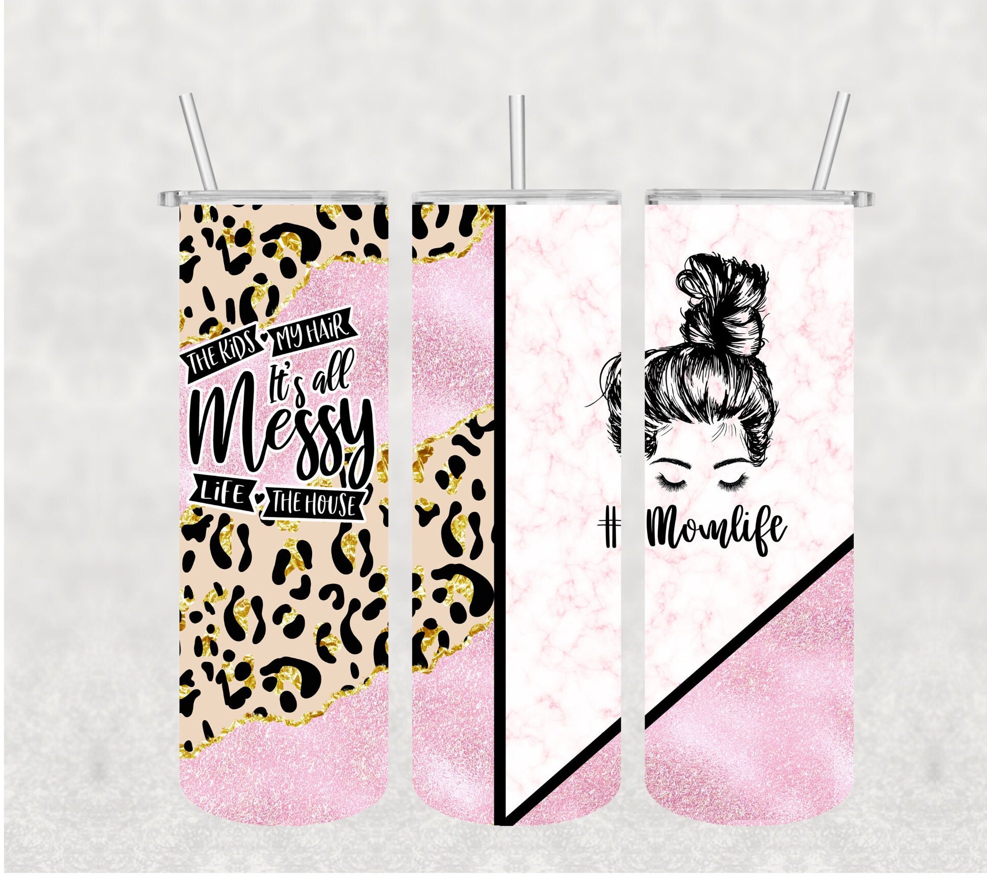 Not A Digital Pink Leopard Mom Life Sublimation Transfer Etsy