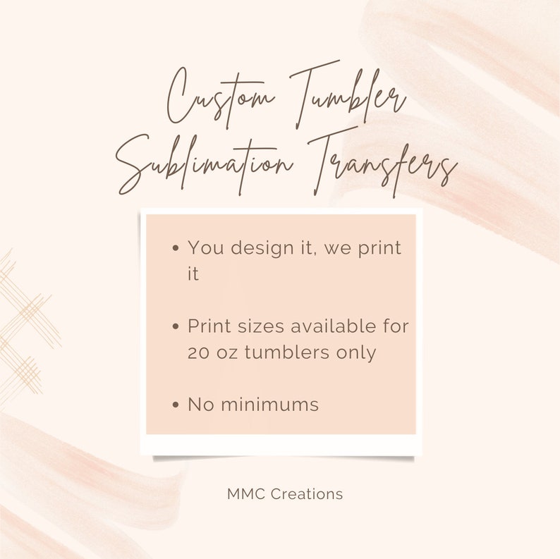 Custom Sublimation Transfers - Etsy