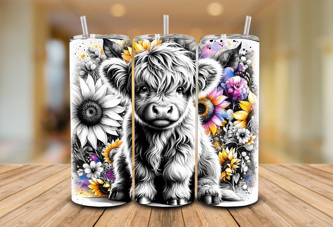Highland Cow, SUBLIMATION TRANSFER, Ready to Press Sublimation Transfer ...