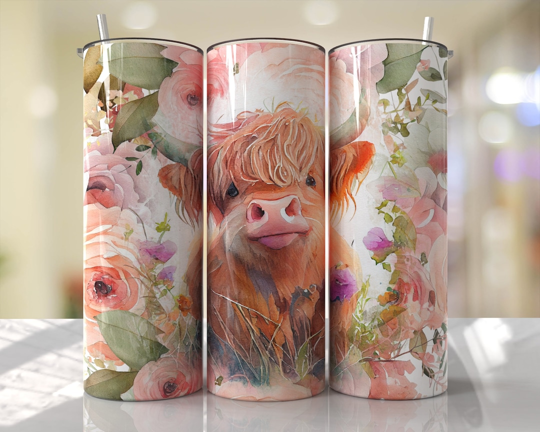 Highland Cow SUBLIMATION TRANSFER, Ready to Press Sublimation Transfer ...