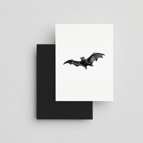Bat Happy Birthday Card - Etsy