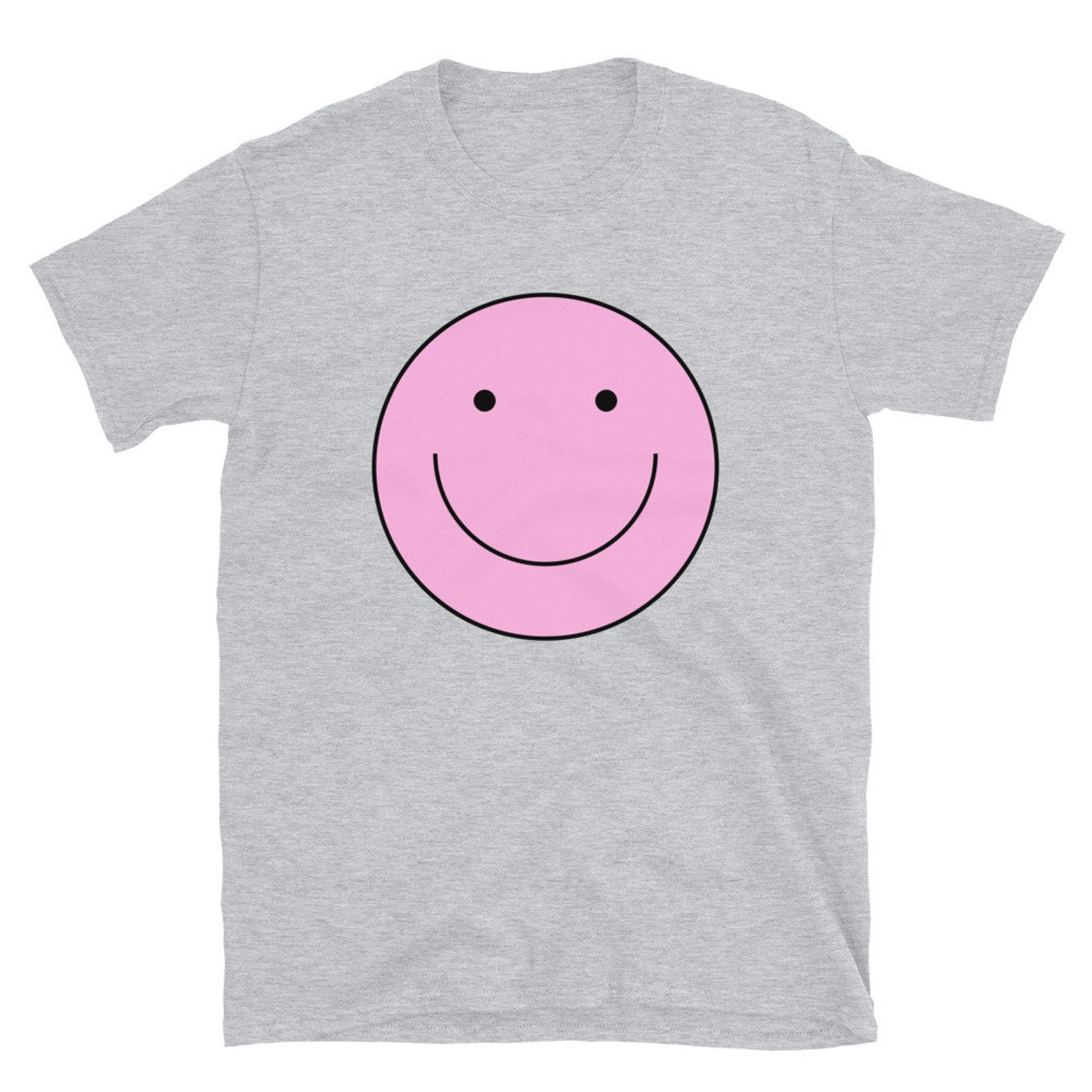 Lavender Smiley T-shirt Smiley Face T Shirt Emoji T Shirt - Etsy UK