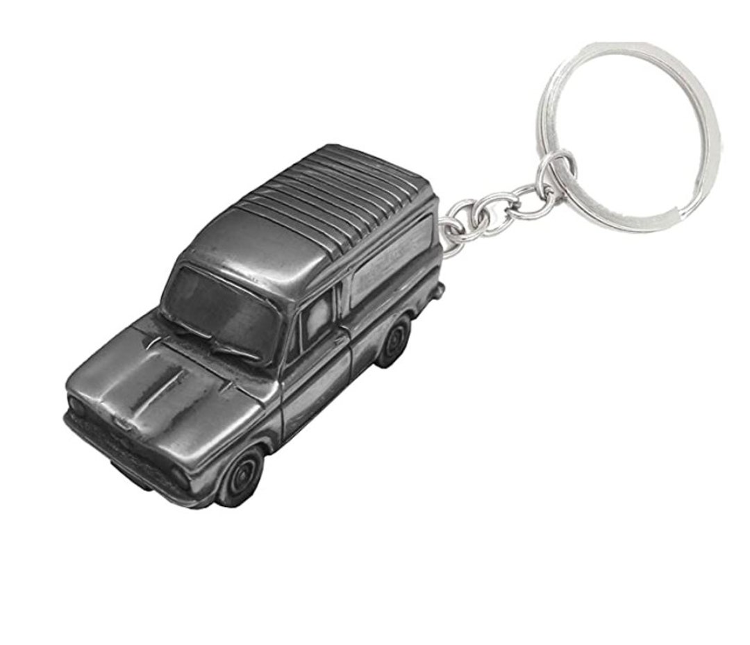 Classic Car Pewter Effect Commer imp Van Ref52 Car Key Ring Classic Car ...