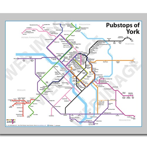 Pubstops of Liverpool the Original Pub Map - Etsy Canada