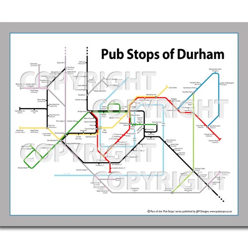 Pubstops of Manchester the Original Pub Map - Etsy UK